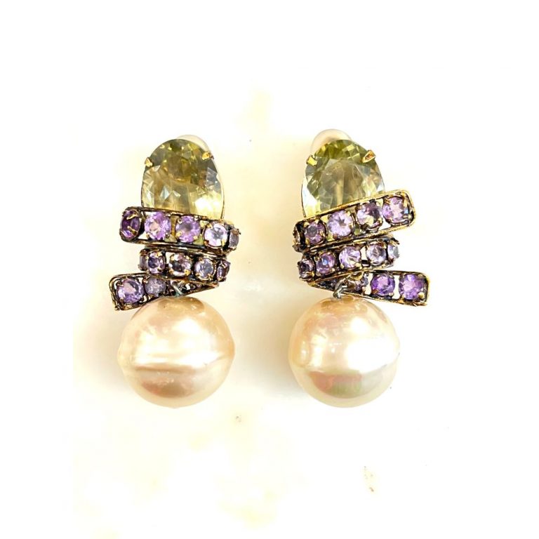 Iradj Moini pearl drop earrings - The Cat's Meow