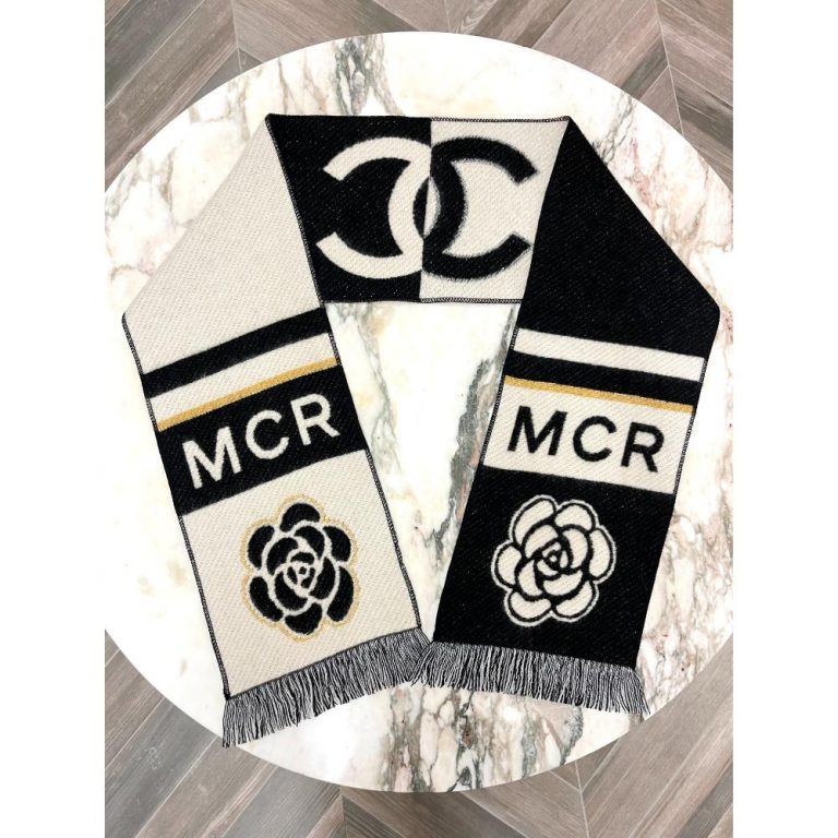 Chanel MCR camellia scarf - The Cat's Meow