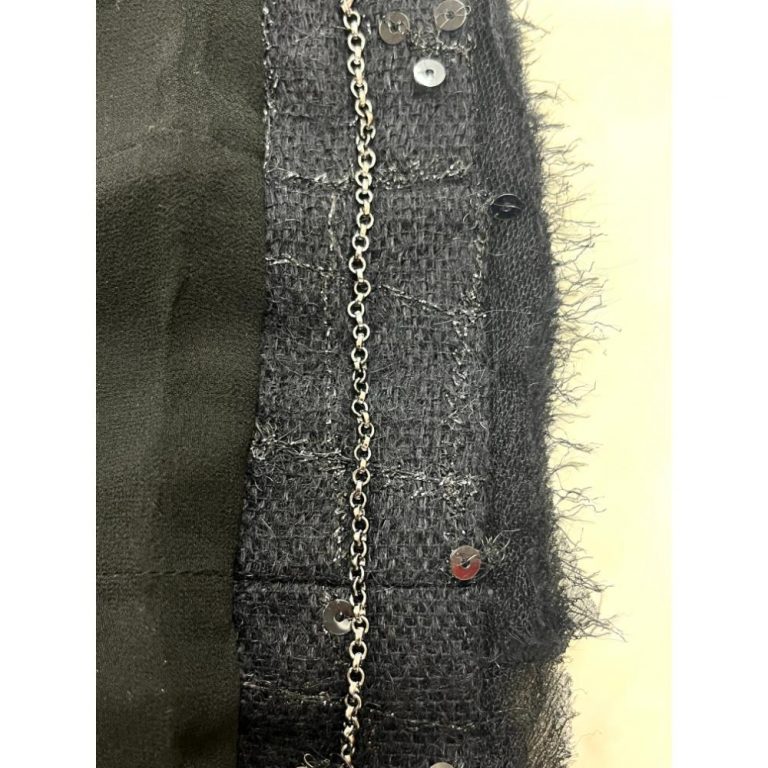 Chanel 2004 black sequin & metallic thread jacket - The Cat's Meow